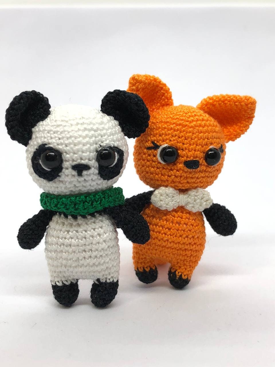 Tiny Panda Crochet Pattern PDF, Amigurumi Small Bear Doll Pattern ...