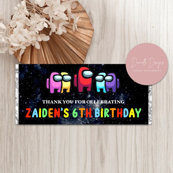 Digital Template Among Us Party - Etsy
