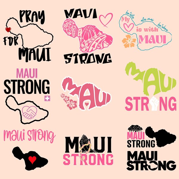 Maui Strong Stickers - Etsy