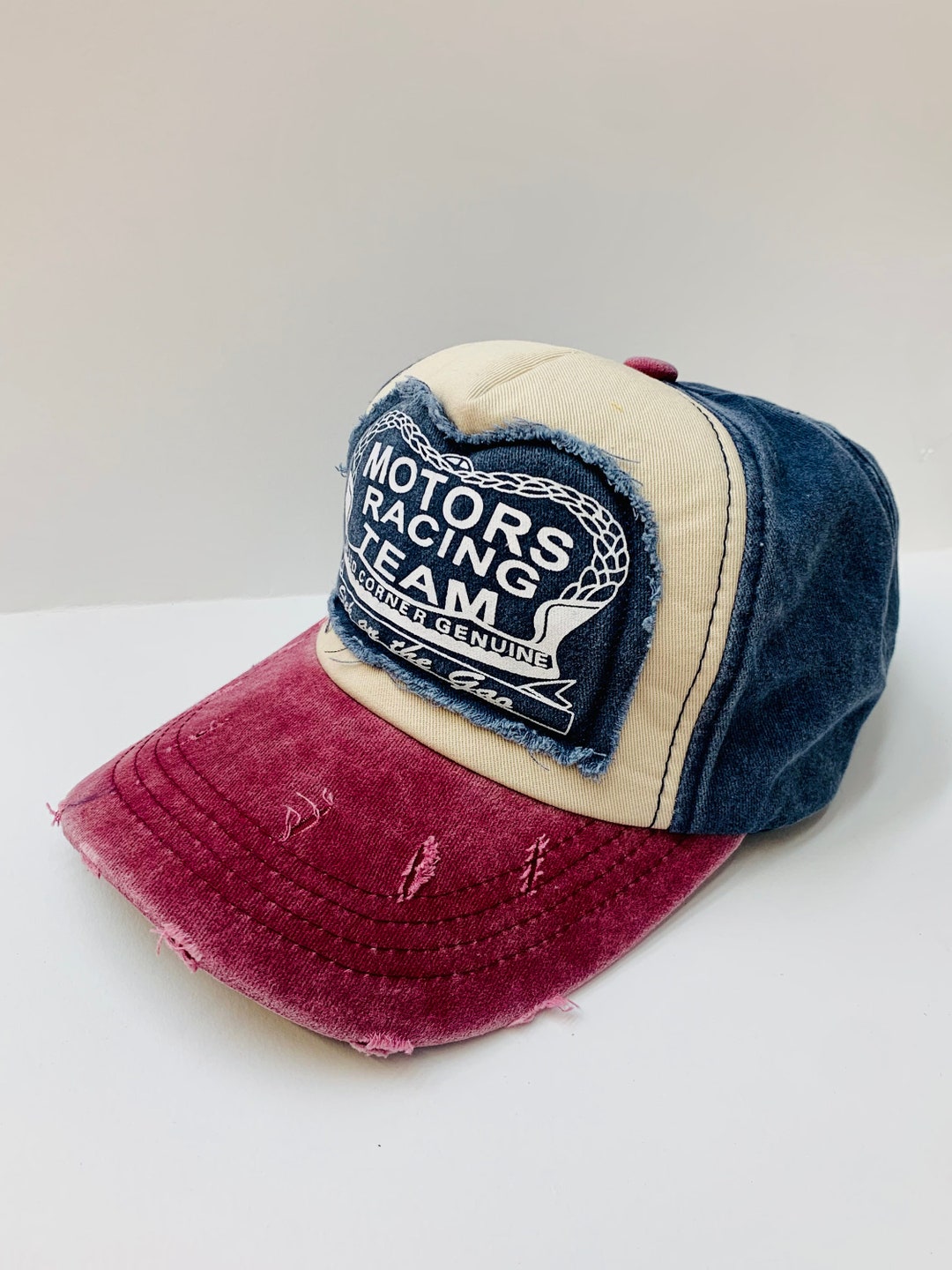 Vintage Style Motorcycle Cap - Etsy