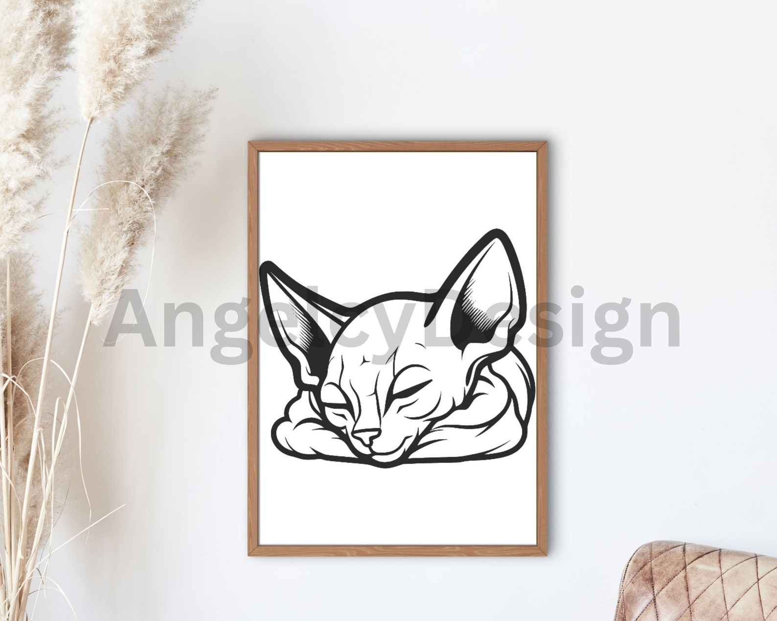 Sphynx Cat SVG Designs, Cat Logo, Cat Lover Vector, Funny Cat PNG, Cat ...