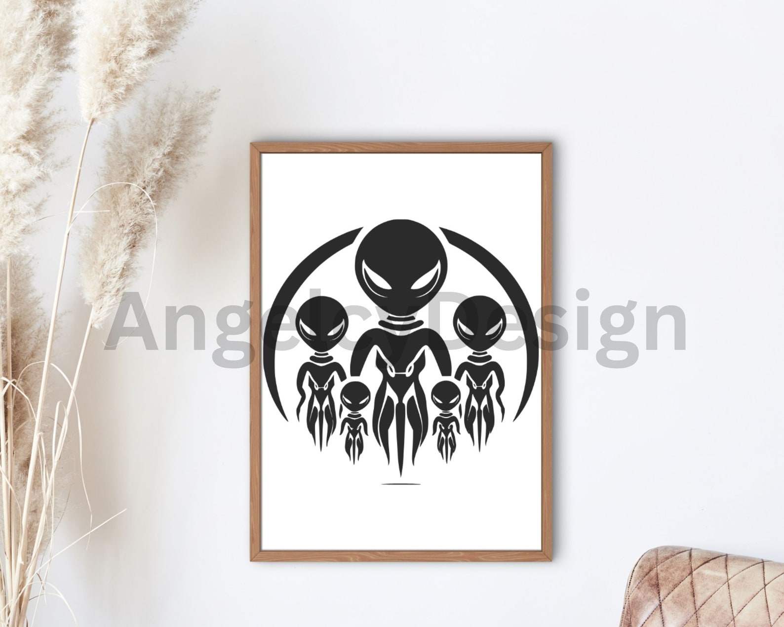 Alien SVG Designs, UFO Logo Vector, Alien Family Png, Alien Bundle ...