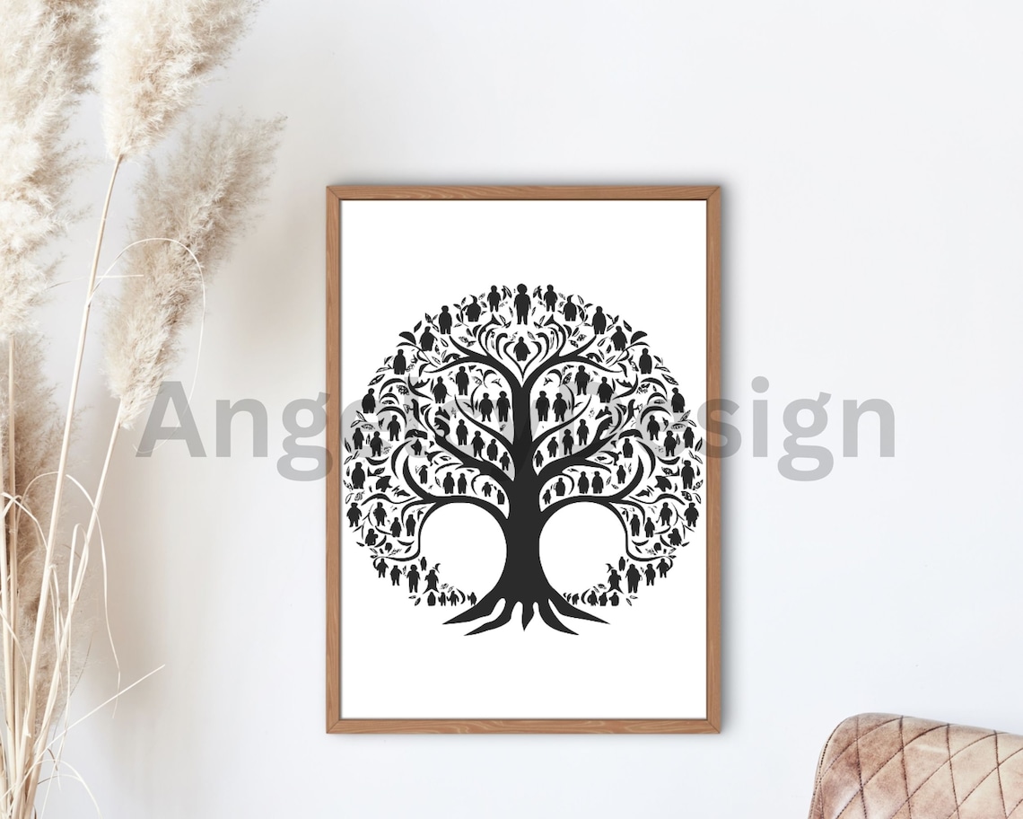 Tree of Life SVG Designs, Tree of Life Logo, Life Tree Vector, Forest ...