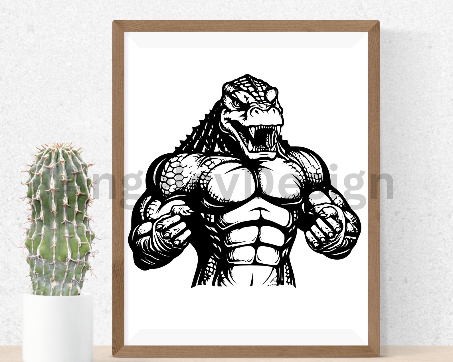 Bodybuilder Svg Designs, Gym Logo Vector, Goat Alligator Wolf Fitness ...