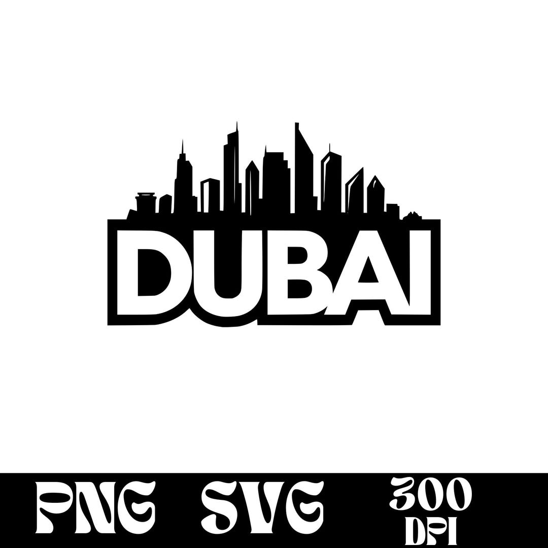 Dubai Skyline SVG Designs, Dubai Logo, Dubai Skyline Vector, Skyline ...