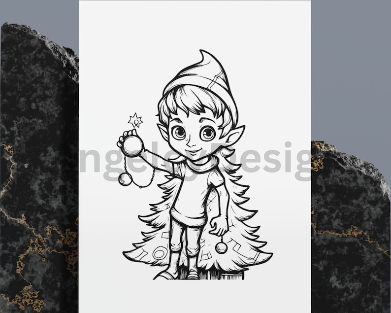 Cartoon Elf SVG Designs, Christmas Logo, Happy Christmas Vector, Elf ...