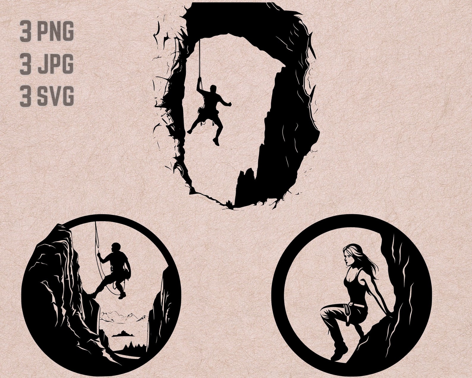 Mountain Climbing SVG Designs, Mountain Climbing Logo Vector ...