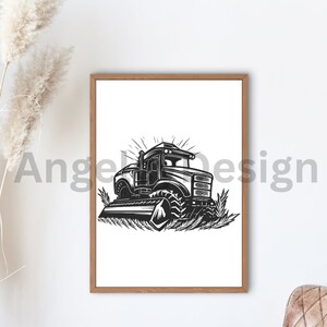 Agriculture SVG Designs, Tractor Logo, Harvester Vector, Sprayers Png ...