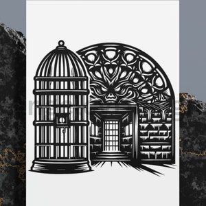 Prison Svg Designs, Jail Logo, Prison Cell PNG, Prison Bundle Clipart ...