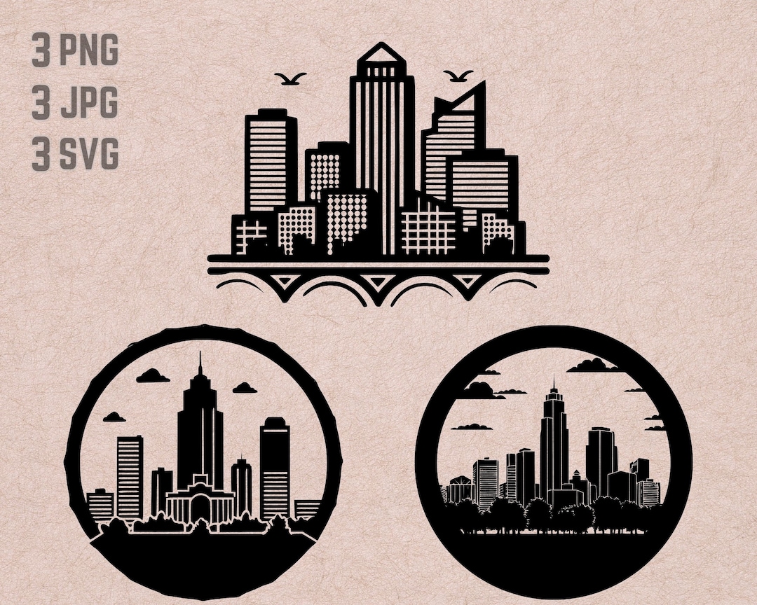 Houston Skyline SVG Designs, Houston Logo, Houston Skyline Vector ...