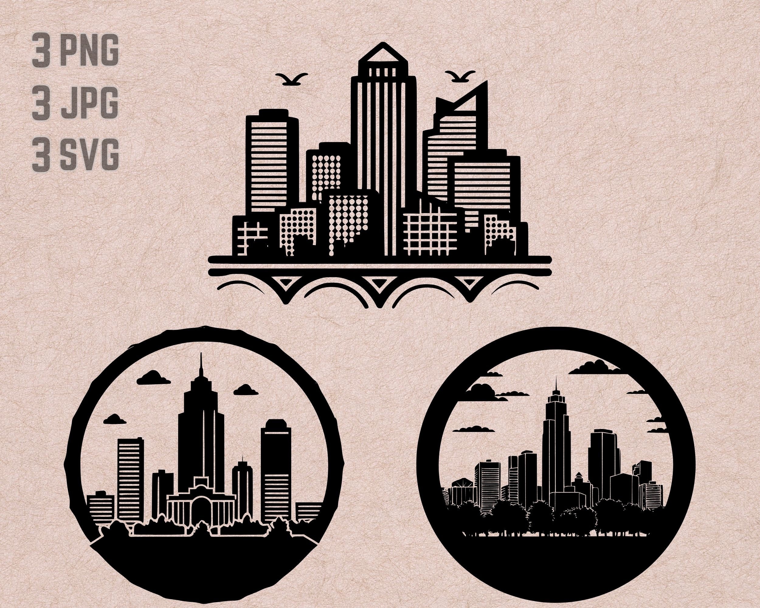 Houston Skyline SVG Designs, Houston Logo, Houston Skyline Vector ...