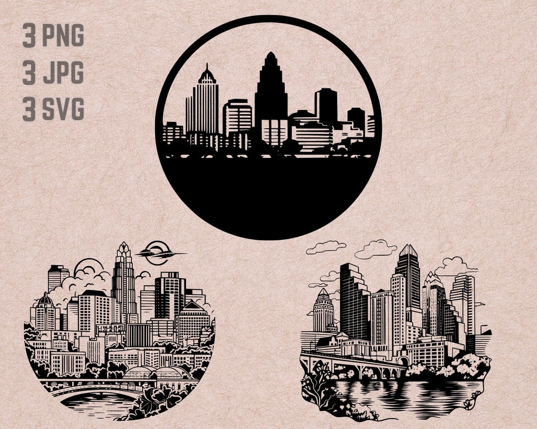 Austin Skyline SVG Designs, Austin Logo, Austin Skyline Vector, Skyline ...