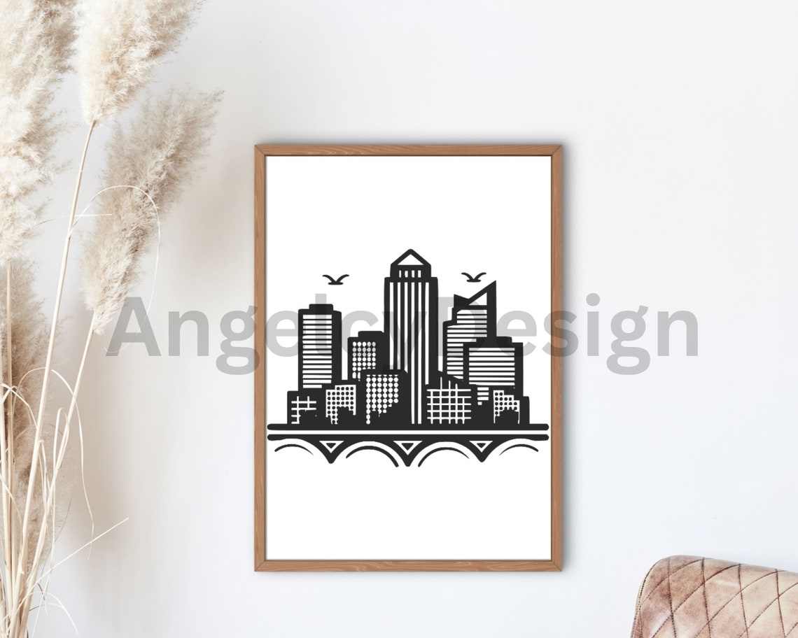 Houston Skyline SVG Designs, Houston Logo, Houston Skyline Vector ...