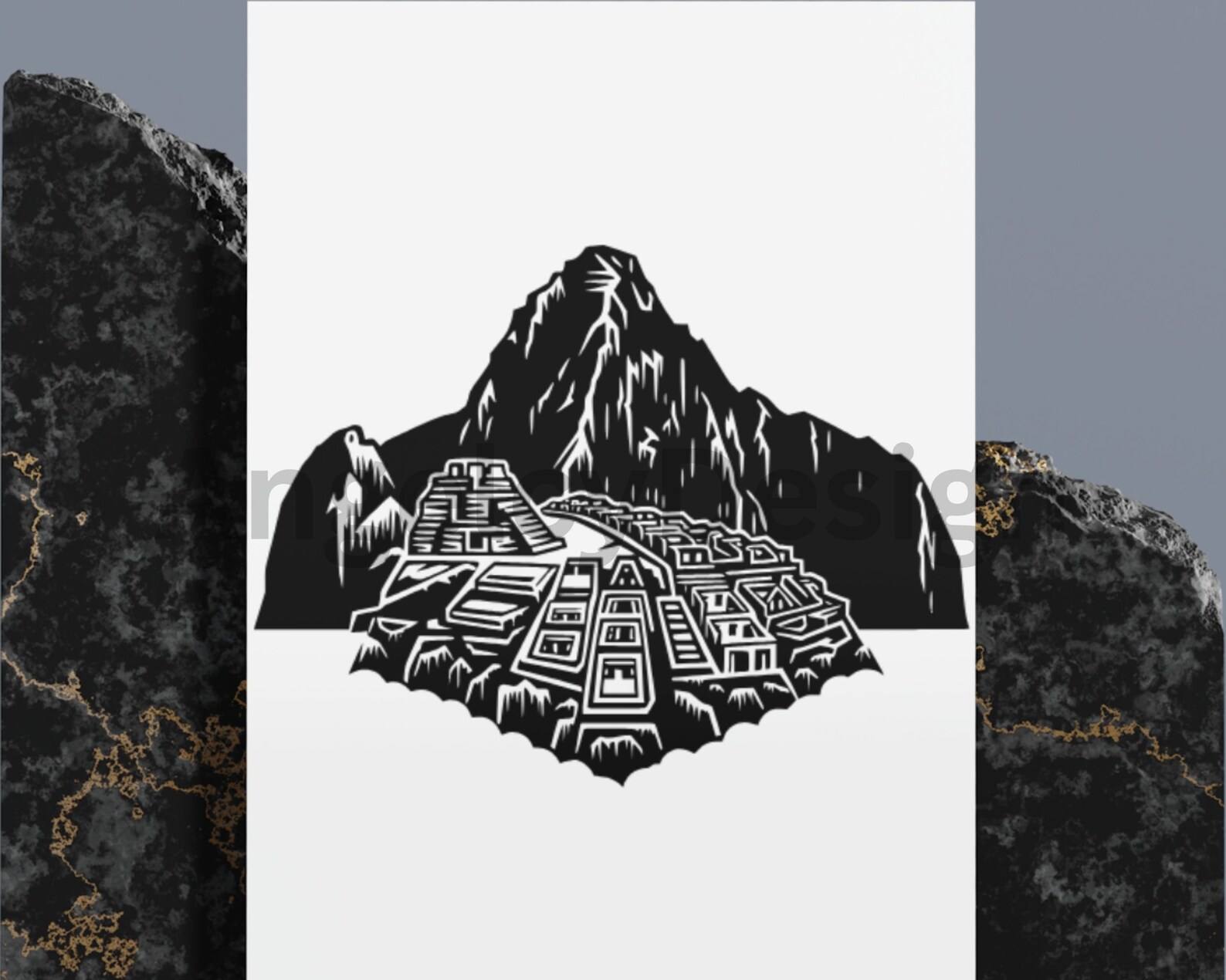 Machu Picchu SVG Designs, Machu Picchu Logo, Peru Vector, Travel Png ...