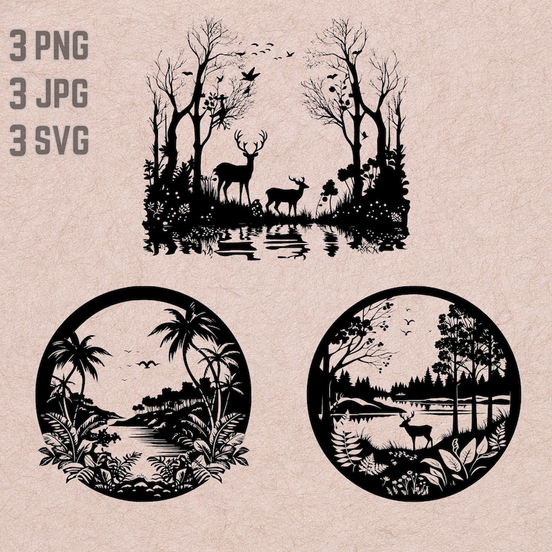 Jungle Deer Hunting - Etsy