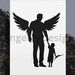 Guardian Angel Dad SVG Designs, Memorial Vector, Father PNG, Dad Love ...