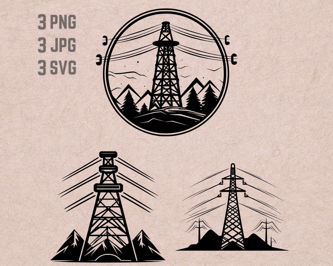 High Voltage SVG Designs, Power Liens Logo, Electricity Vector, Power ...