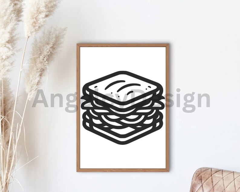 Sandwich SVG Designs, Sandwiches Logo, Grilled Cheese PNG, Sandwich ...