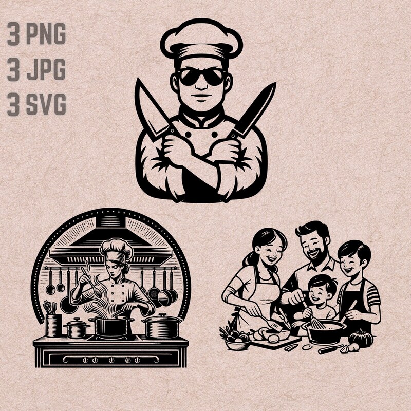 Chef Svg - Etsy