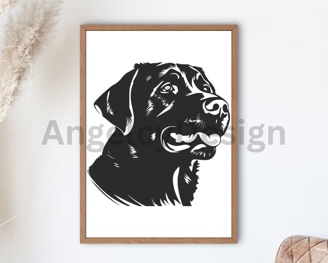 Labrador Retriever SVG Designs,dog Logo, Dog Lover Vector,funny Dog PNG ...