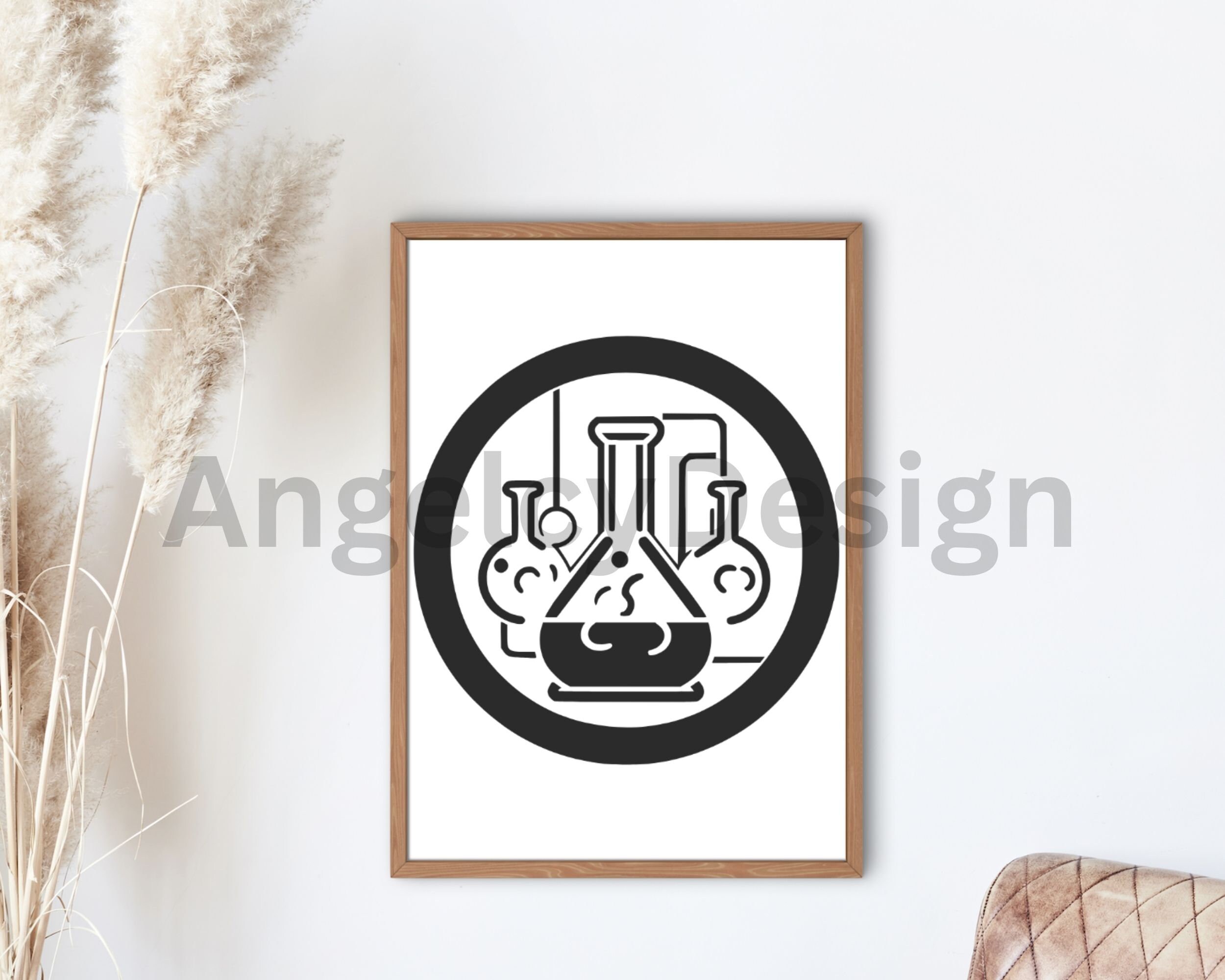 Laboratory SVG Designs, Laboratory Logo, Science Vector, Research PNG ...