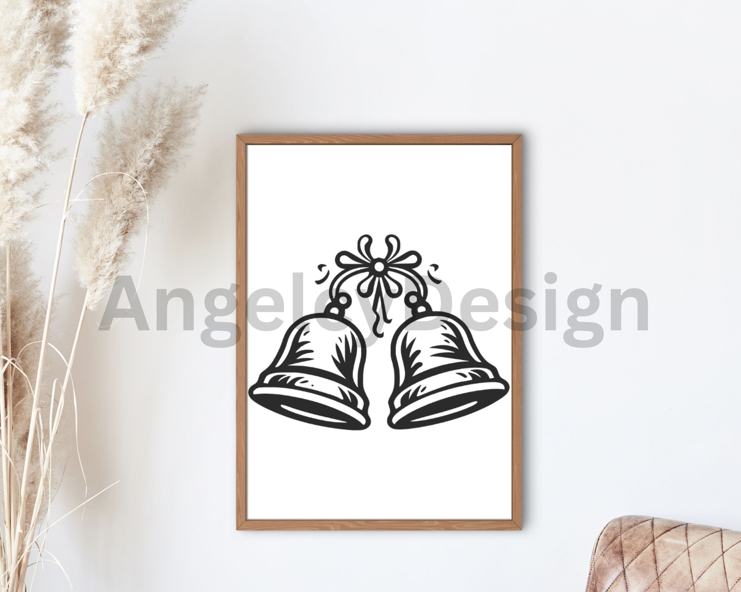 Bell SVG Designs, Bell Logo, Bell Tower Vector, Jingle Bells PNG, Bell ...