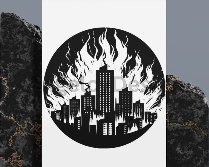 Wildfire SVG Designs, Fire Logo, Natural Disaster Vector, Wildfire ...