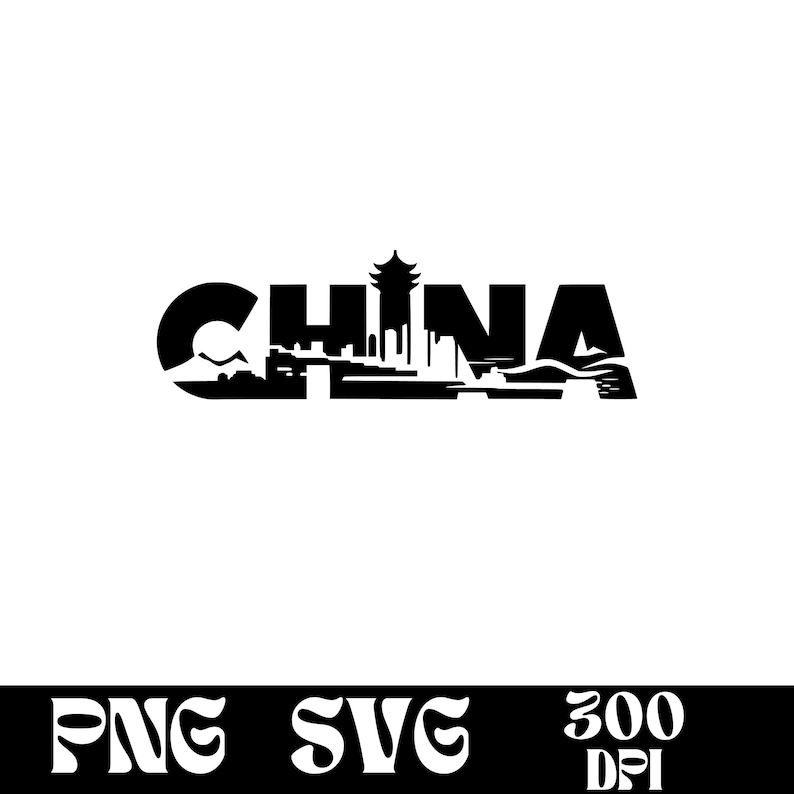 China SVG Design, China Logo, the Great Wall Vector, Chinese Temple Png ...