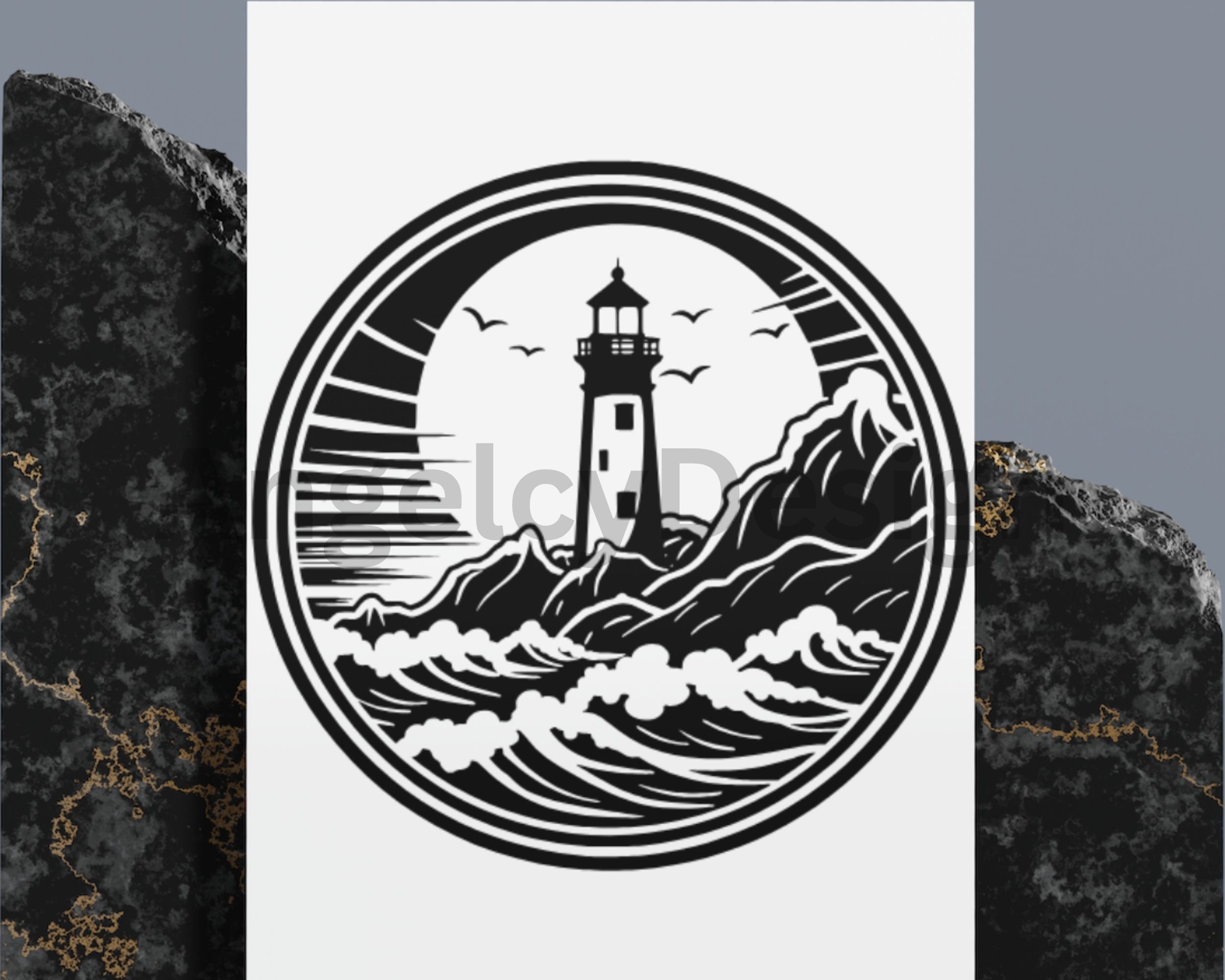 Lighthouse SVG Designs, Lighthouse Logo, Sailing Vector, Storm PNG ...