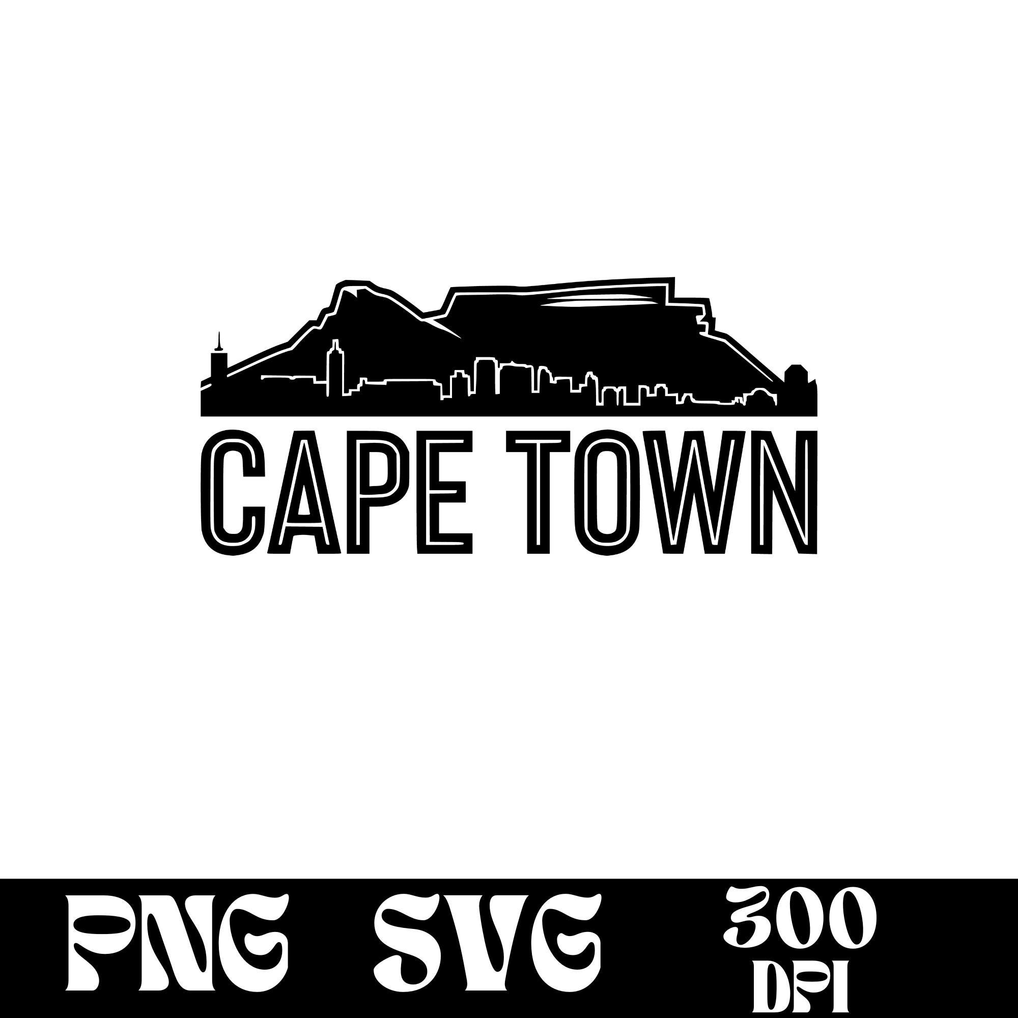 Cape Town SVG Design, Cape Town Logo, Cape Town Vector, Cape Town Png ...