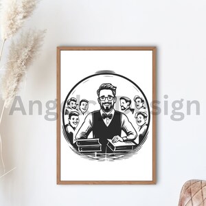 Teacher SVG Designs, Professor Logo, Tutor Vector, Gift for Teacher ...