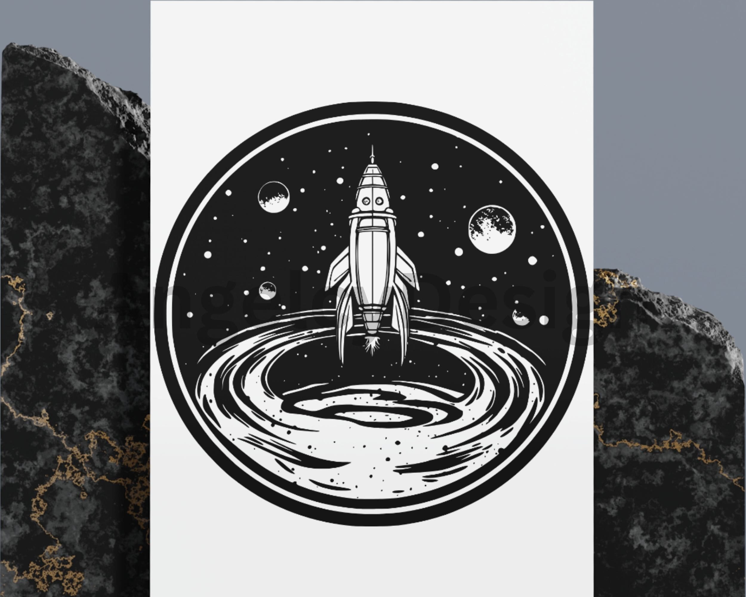 Space Adventure Svg Designs, Space Logo, Astronaut PNG, Space ...