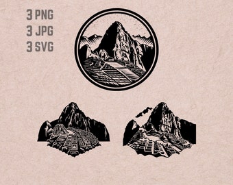 Machu Picchu SVG Bundle - Etsy
