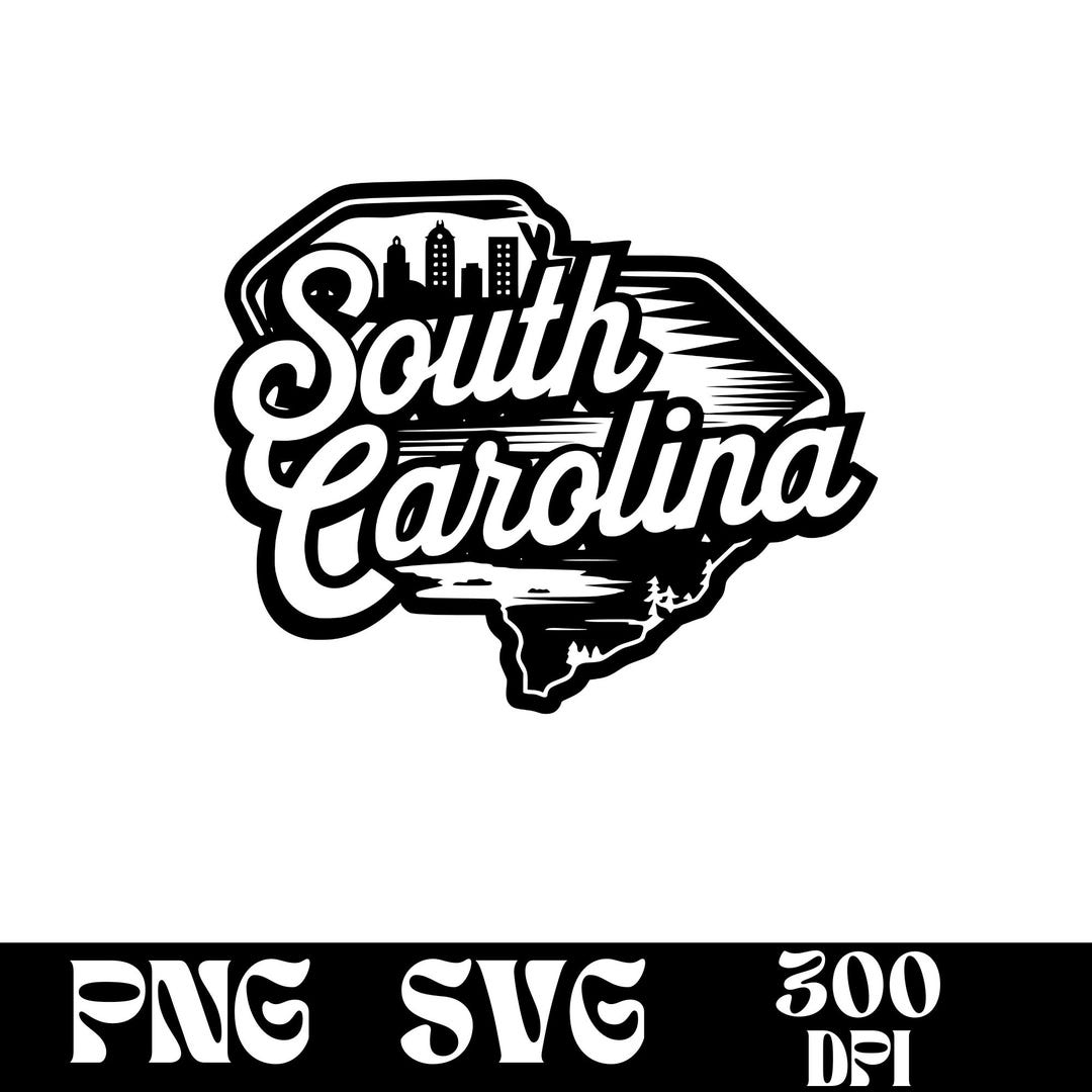 South Carolina SVG Design, South Carolina Logo, South Carolina Vector ...