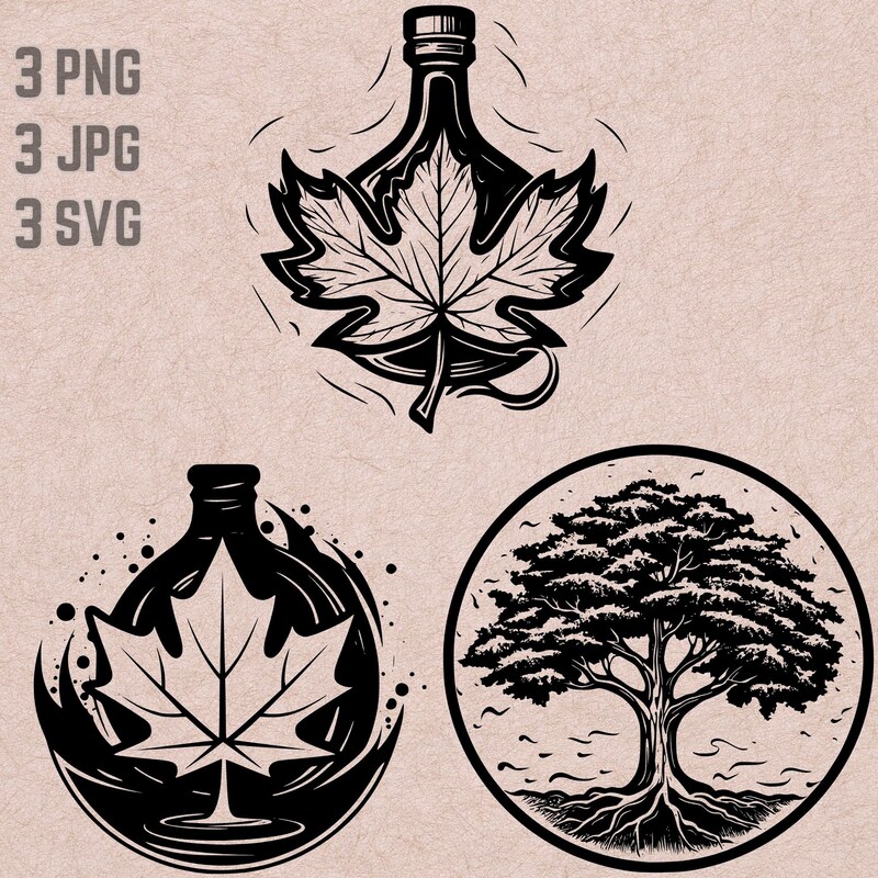 Maple Logo Png - Etsy