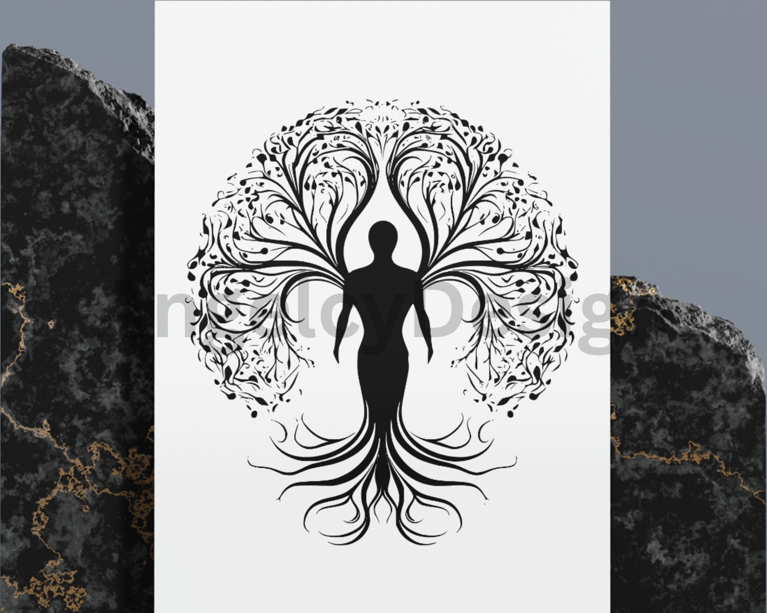 Tree of Life SVG Designs, Tree of Life Logo, Life Tree Vector, Forest ...