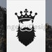 Beard Face SVG Designs, Crown Beard Logo, Cowboy Beard Vector, Cap ...