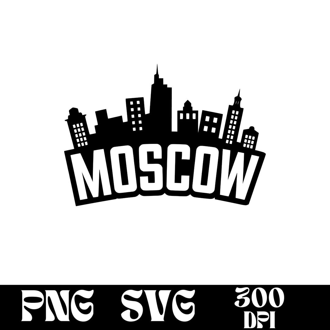 Moscow Skyline SVG Designs, Moscow Logo, Moscow Skyline Vector, Skyline ...