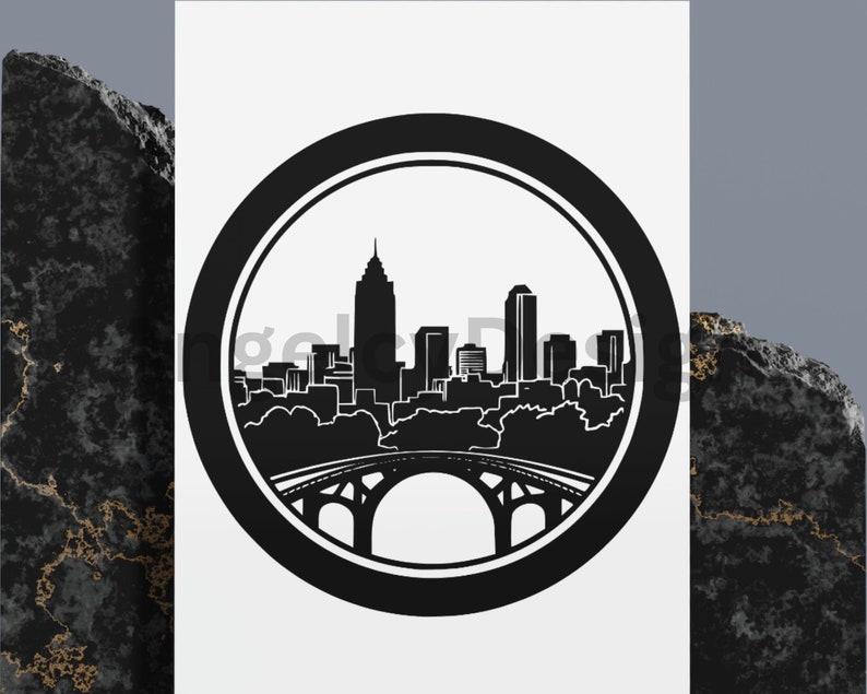 Atlanta Skyline SVG Designs, Atlanta Logo, Atlanta Skyline Vector ...