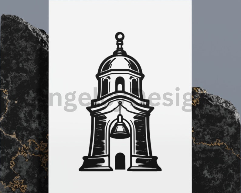 Bell SVG Designs, Bell Logo, Bell Tower Vector, Jingle Bells PNG, Bell ...