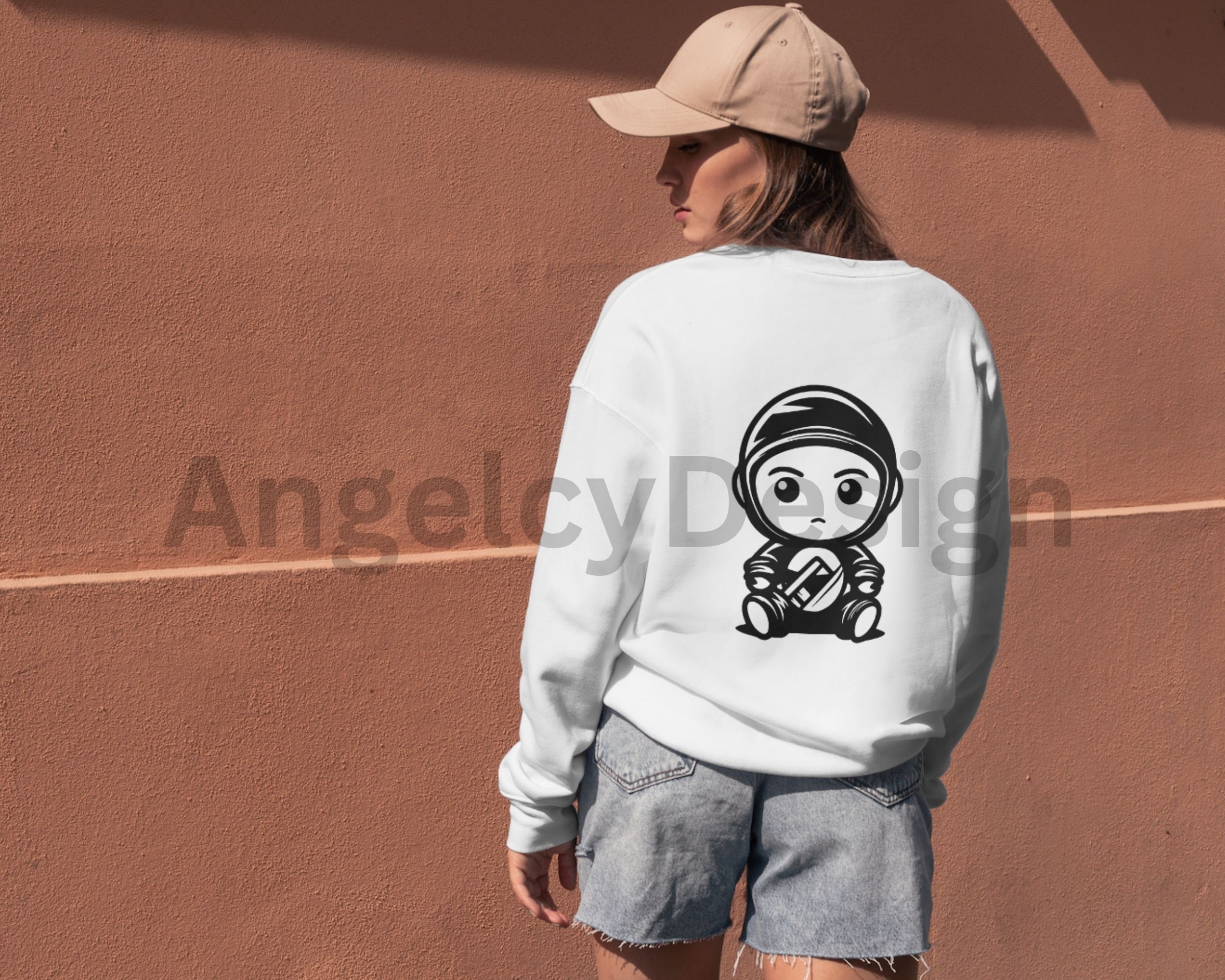 Cute Ninja Baby SVG Designs, Ninja Baby Vector, Cute Baby PNG, Ninja ...