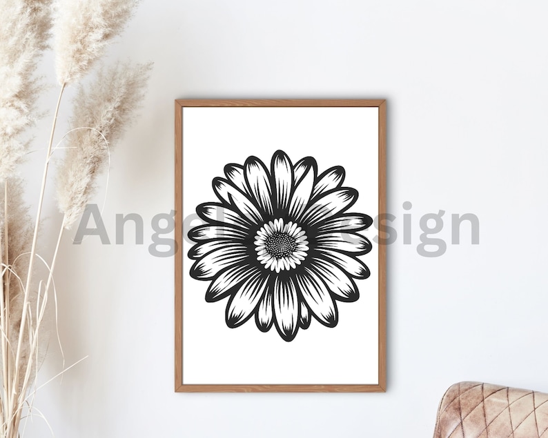 Gerbera SVG Designs, Gerbera Logo, Flower Vector, Gerbera Bouquet Png ...