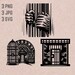 Prison Svg Designs, Jail Logo, Prison Cell PNG, Prison Bundle Clipart ...