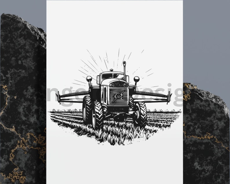 Agriculture SVG Designs, Tractor Logo, Harvester Vector, Sprayers Png ...