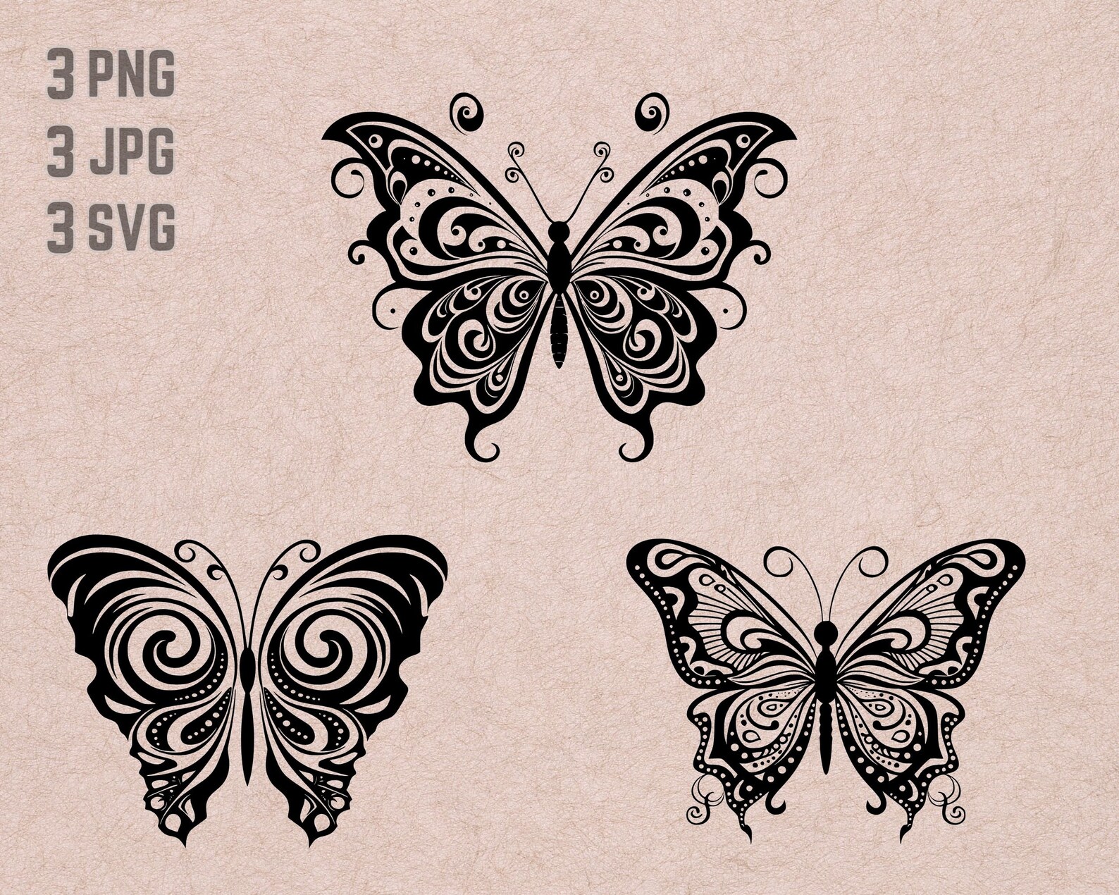 Psychedelic Butterfly SVG Designs, Butterfly Vector, Psychedelic PNG ...