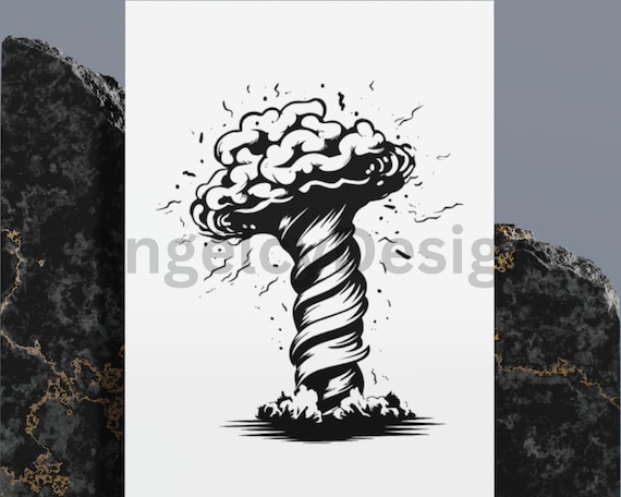 Natuurramp Clipart Cartoon Stijl Tornado Natuurramp, Natuurramp,