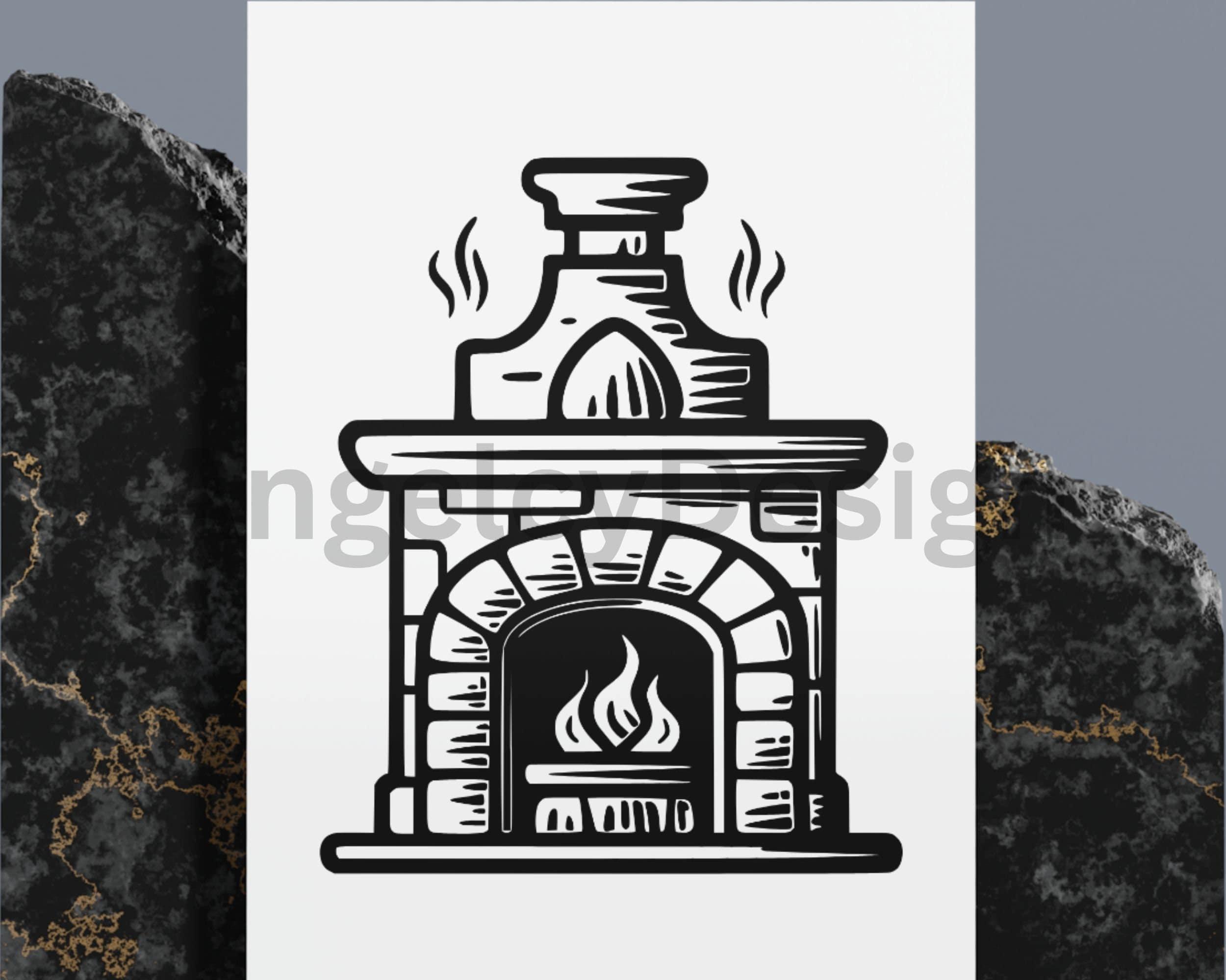 Bonfire SVG Designs, Fire Logo, Flames Vector, Fireplace PNG, Camping ...