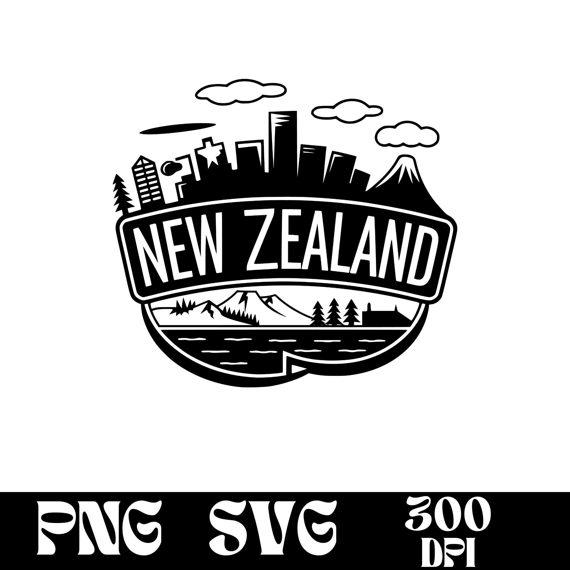 New Zealand SVG Design, New Zealand Logo, Maori Vector, New Zealand PNG ...