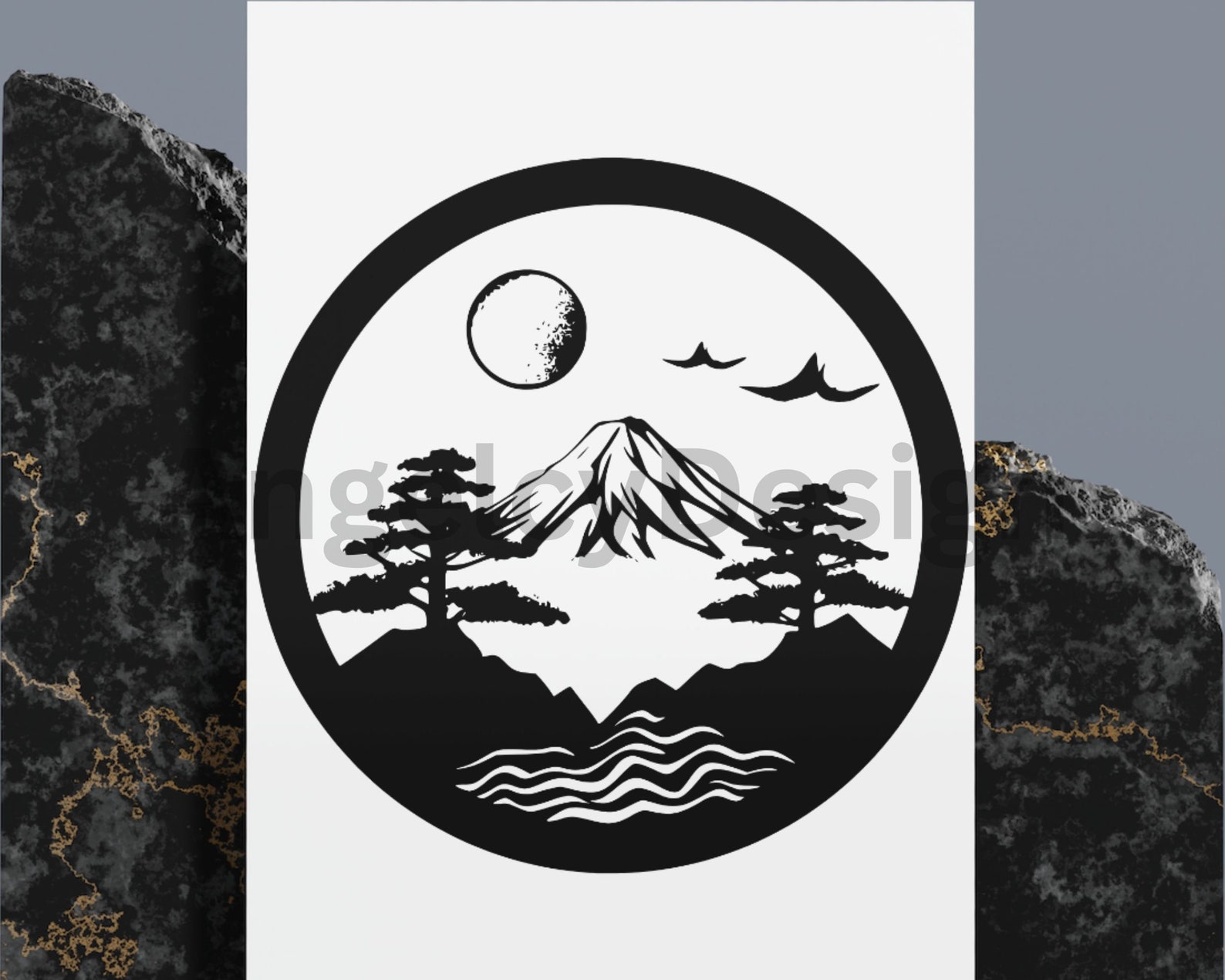 Japan SVG Designs, Japan Logo, Far East Vector, Japanese Temple PNG ...