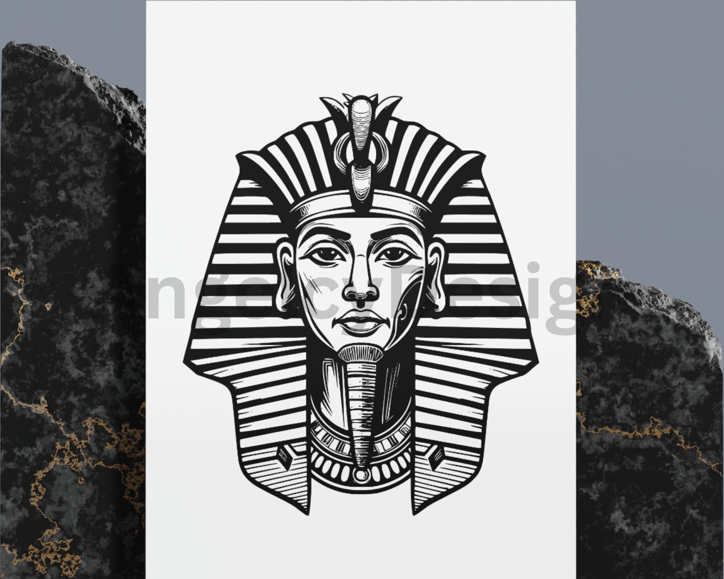 Egypt SVG Designs, Egypt Logo, Pyramids Vector, Pharaohs Png, Egypt ...